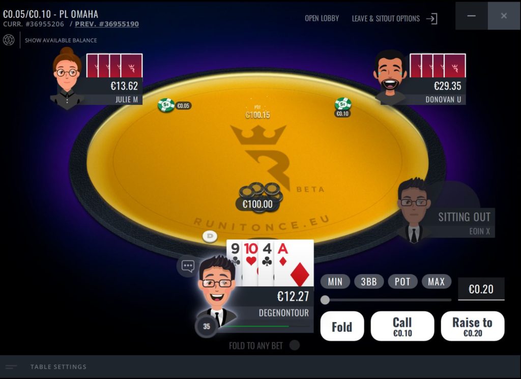 Run It Once Poker A Thorough Online Poker Room Review Cardplayer Lifestyle
